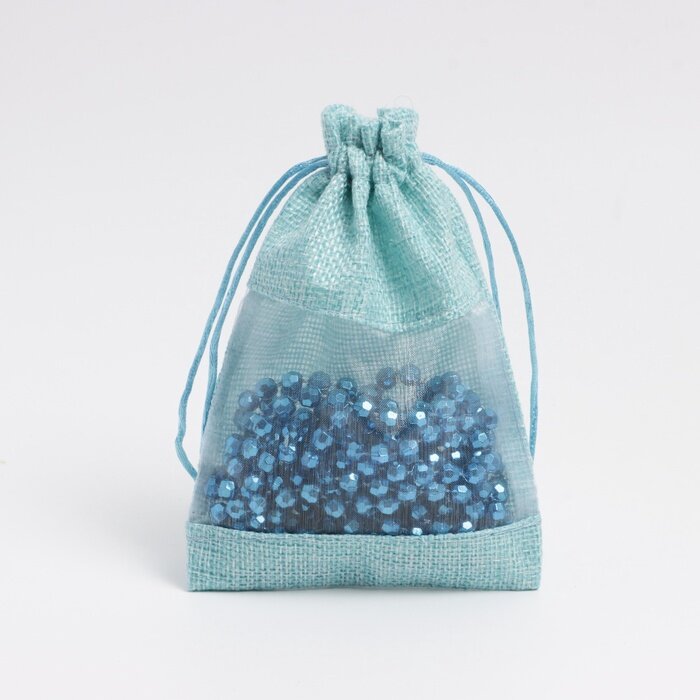 Льняной мешочек для хранения украшений, подарков, трав, 10×14 см, набор из 5 штук