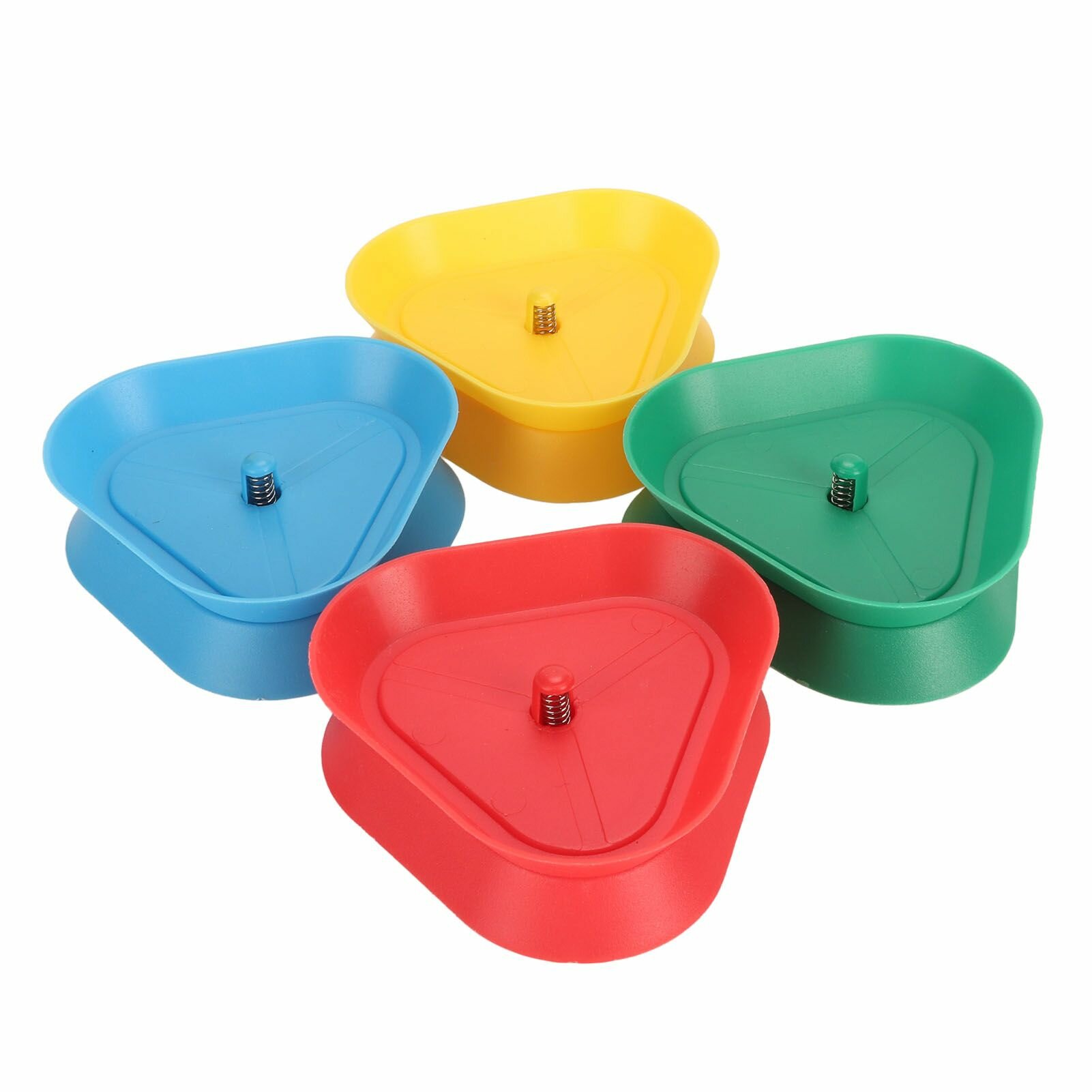 Треугольный держатель для карт разного цвета, держатель для покерной стойки из 4 штук для детей и взрослых, органайзер для карточек без помощи рук для легкого доступа