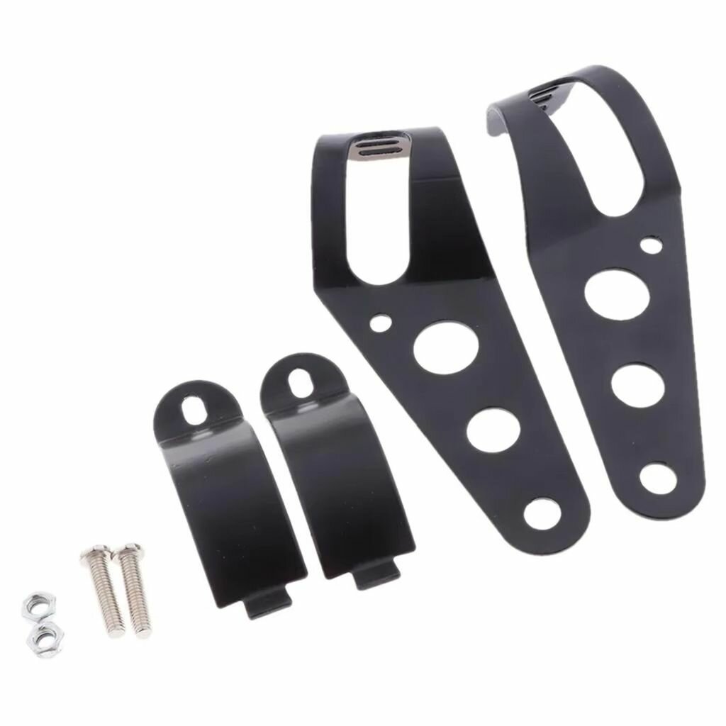 Кронштейн крепления фары для мотоцикла, Черный