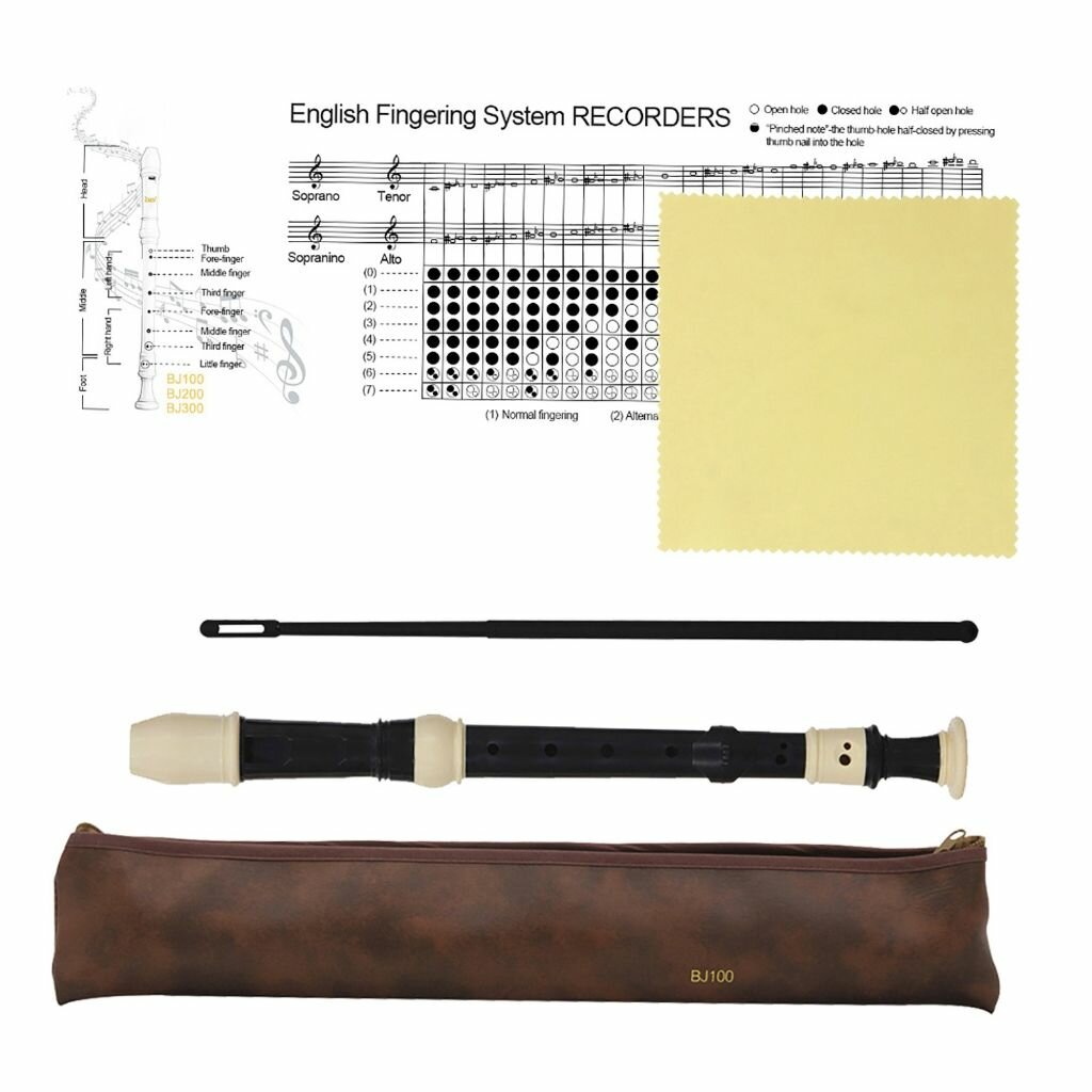 Принадлежности для оркестра, Съемный кларнет в стиле барокко-черный