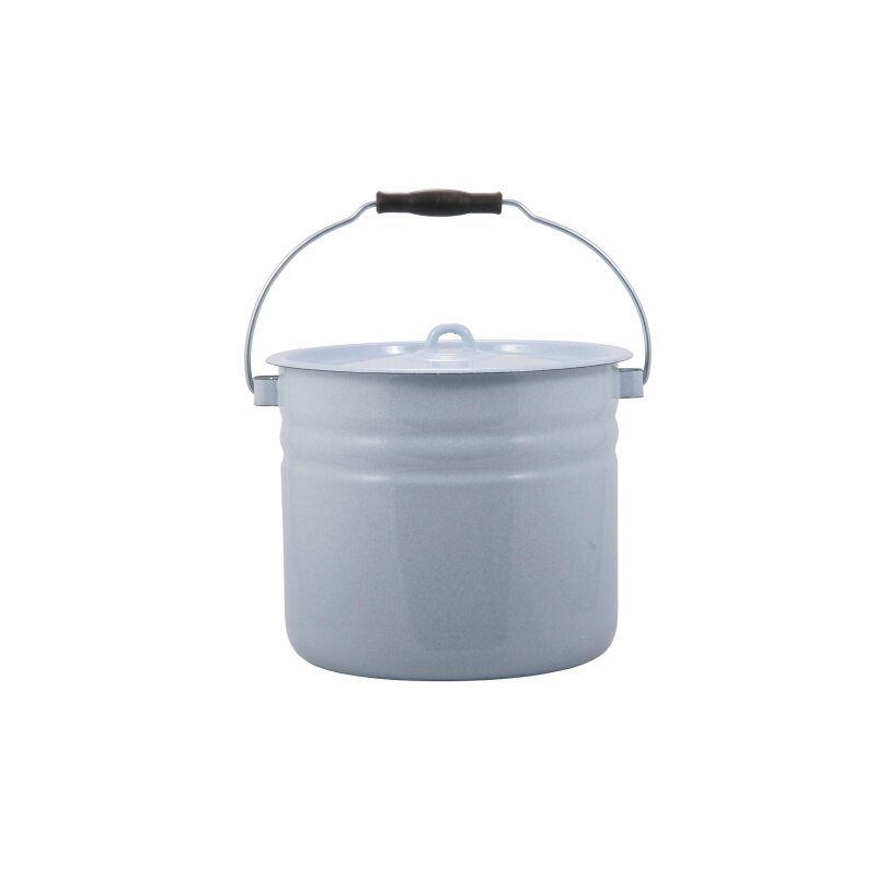 Ведро Лысьвенские эмали с крышкой, эмалированное, 9 л (60059818)