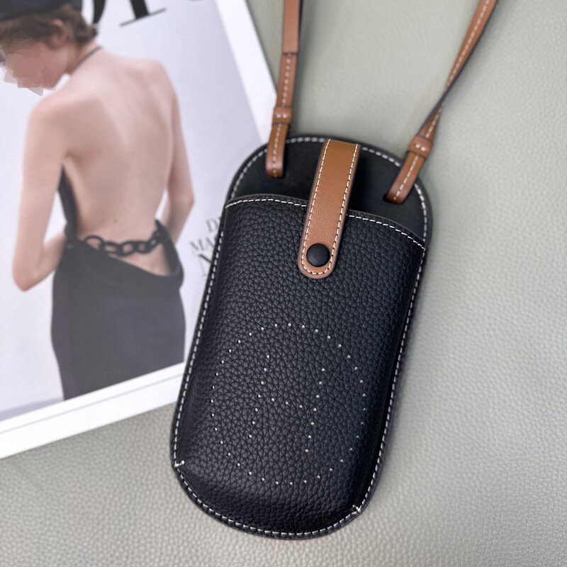 Сумка-мессенджер "Super Fire", женская, воловья кожа, черный цвет