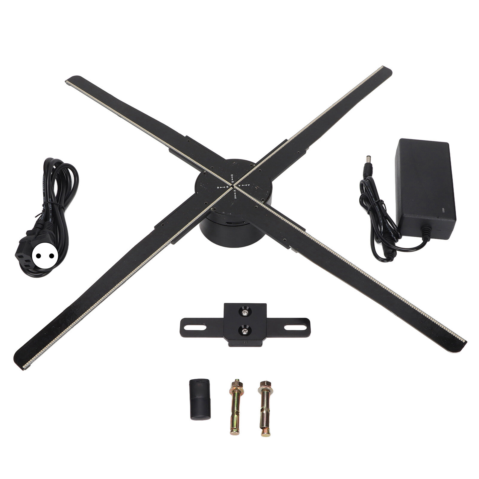 Голографический вентилятор-проектор G52, диаметр 52 см, 552 светодиода, для бизнеса, 100-240 В, вилка EU.