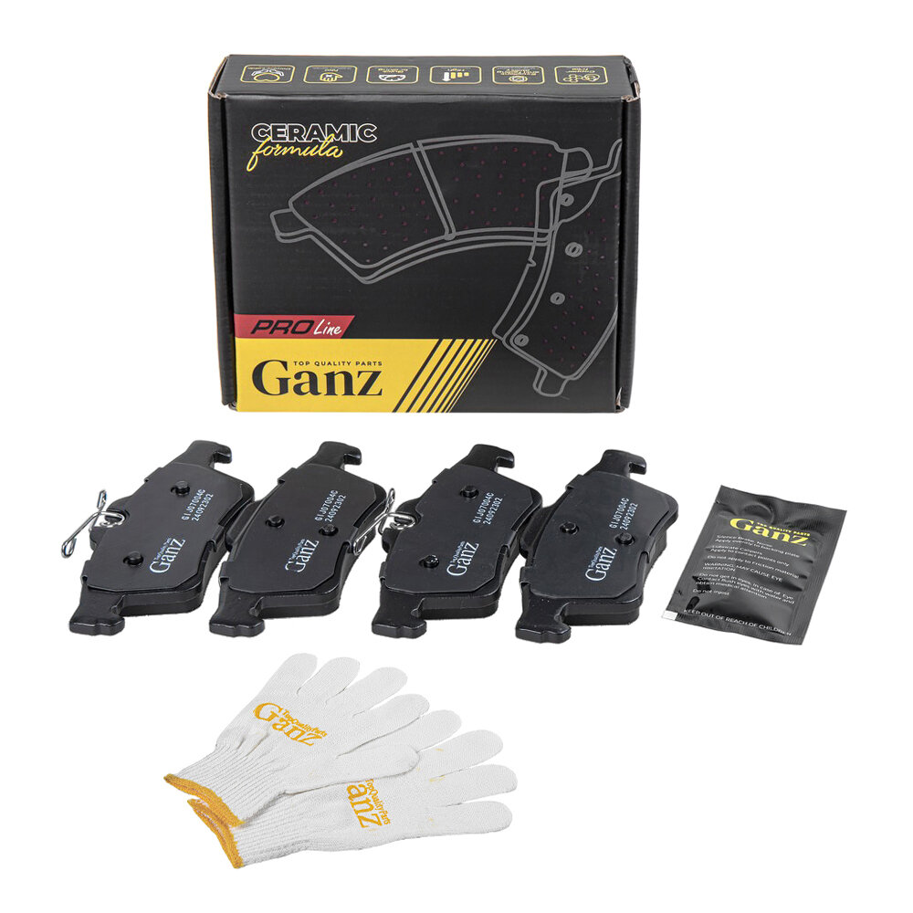 Колодки GANZ задние PRO-Line Ceramic FORD / MAZDA / NIS / OP / REN / VOL Арт: GIJ07004C