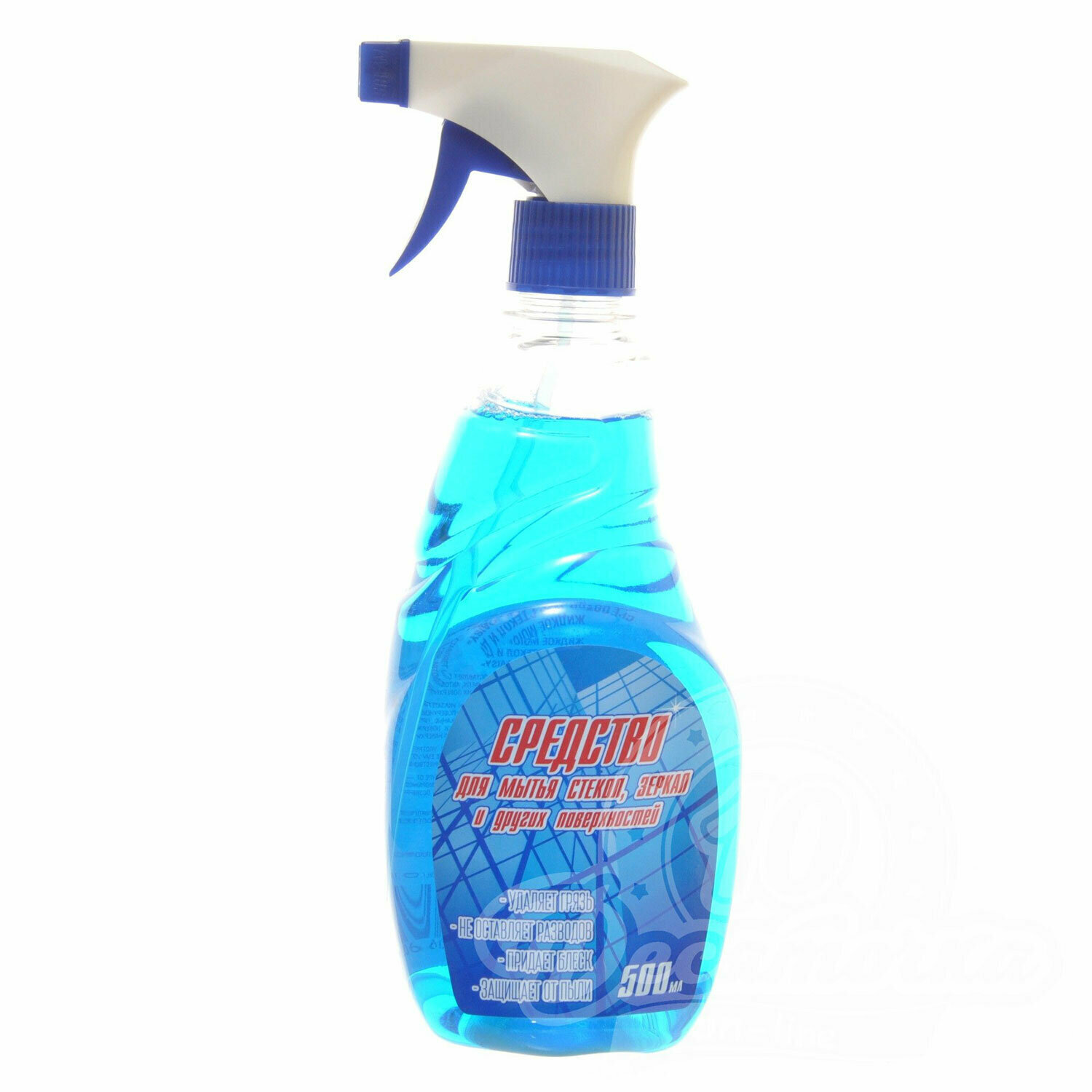 Средство для мытья стекол и зеркал DAYSI 500 мл, распылитель, защищает от пыли, не оставляет разводов