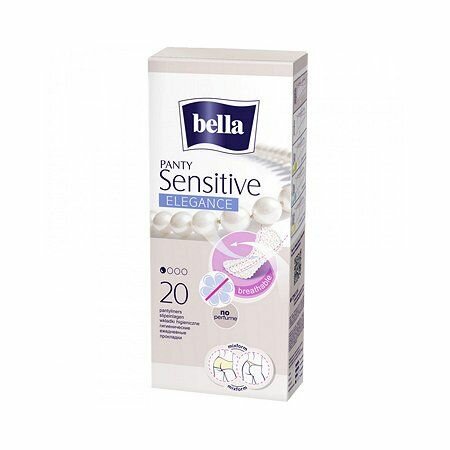 Прокладки женские BELLA ультратонкие, Panty sensitive, ежедневные, 60 шт