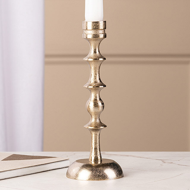 Металлический подсвечник на 1 свечу Aureo Alba 20 см, Koopman, A16000220-1