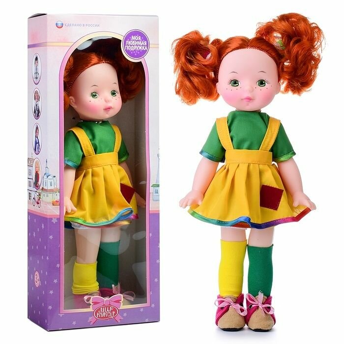 Кукла Мир кукол "Озорница" 45 см, в коробке (ЛЕН45-58)