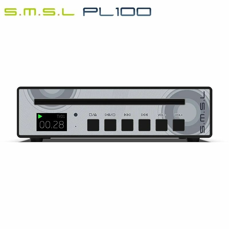 SMSL PL100 CD проигрыватель CS43131 оптический коаксиальный 3,5 мм выход для наушников с дистанционным управлением