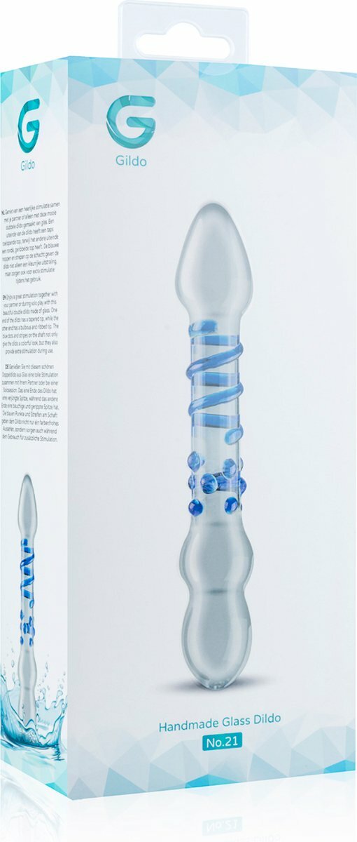 Нереалистичный стимулятор Gildo Glass Dildo No. 21 Thomas, стеклянный