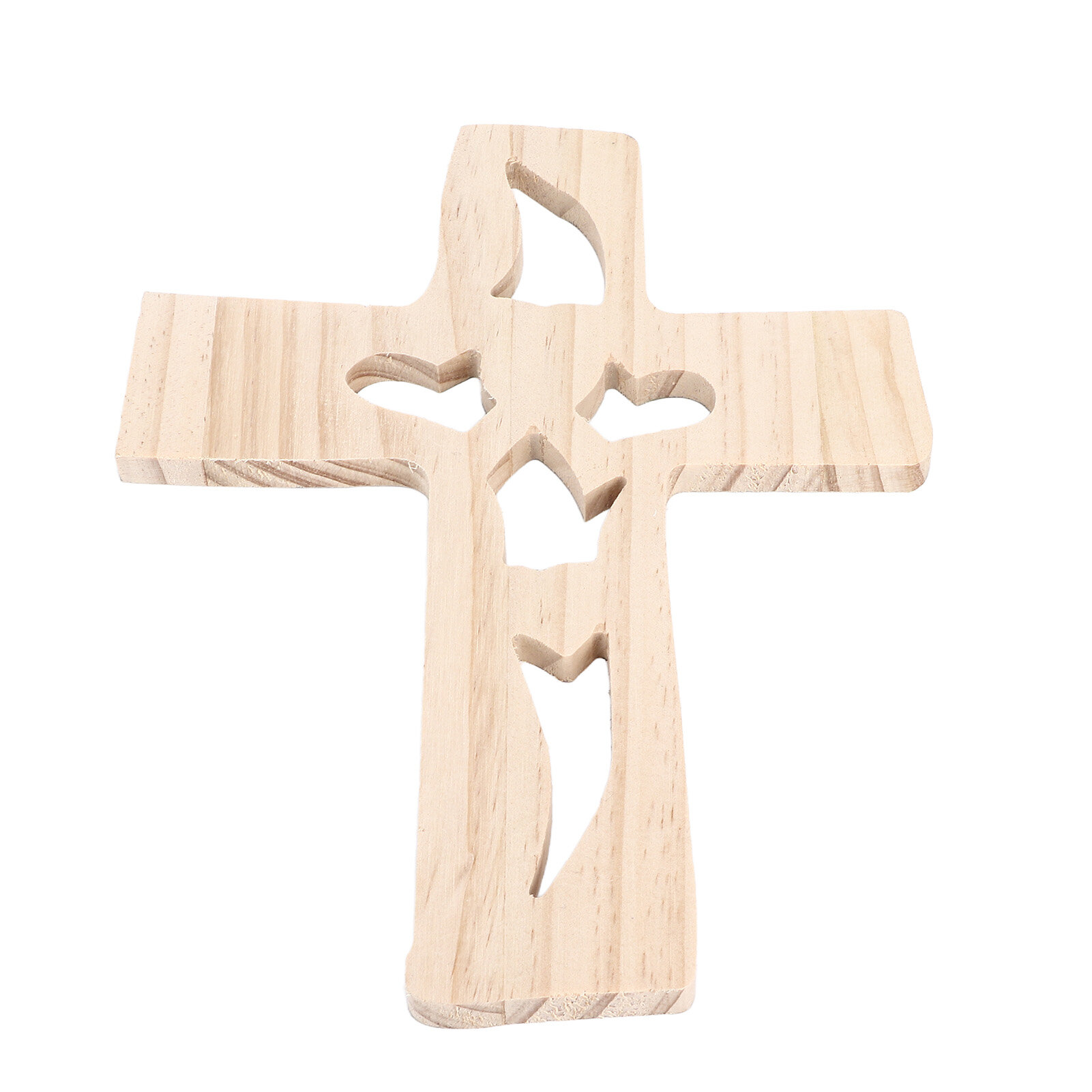 Резной деревянный крест с переплетенными сердцами, настенный крест ручной работы из дерева для гостиной, кабинета, спальни, офиса, декора, узор с красным сердцем