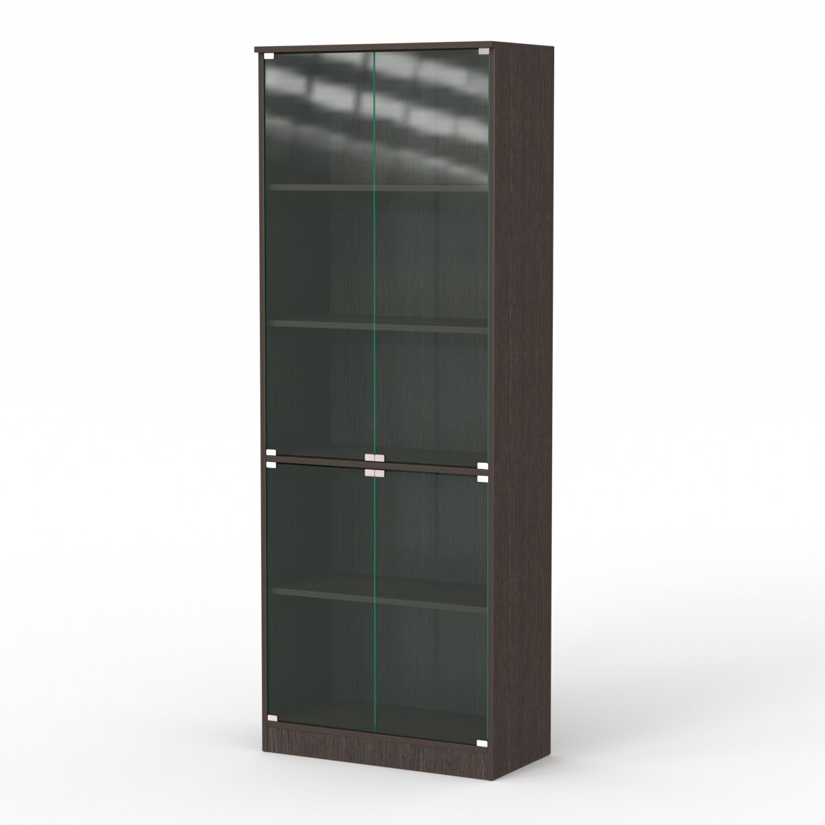 Шкаф-витрина офисный ШВ-55, Дуб Венге. Производитель товара - компания Westcom.