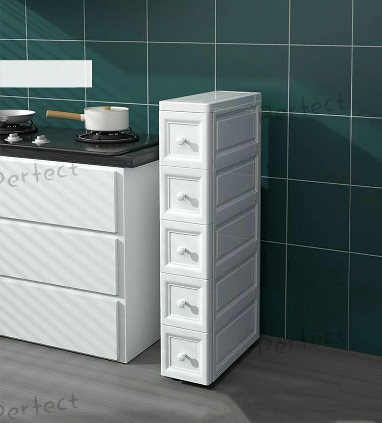 Ywy. горячиеЭтажерка ZAC530383se11, 4 секц, Полипропилен, 15х33х64 см