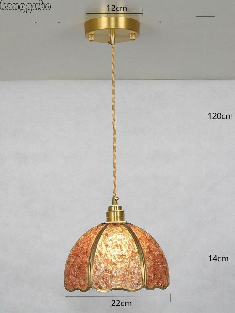 Люстра из цветного хрусталя