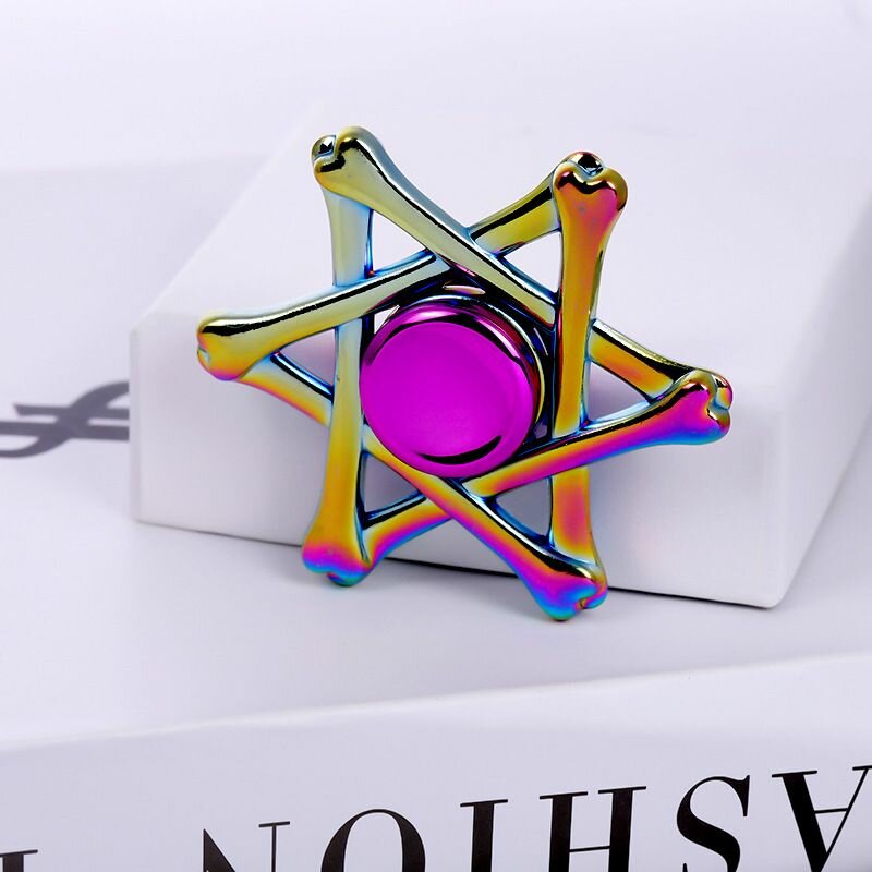 Кончик пальц Гироскоп, радуг цвет, Цинковый сплав