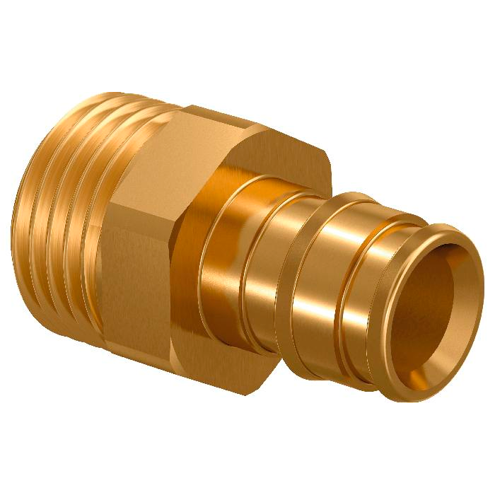Штуцер Uponor Q&E 50-G1 1/2"НР с наружной резьбой