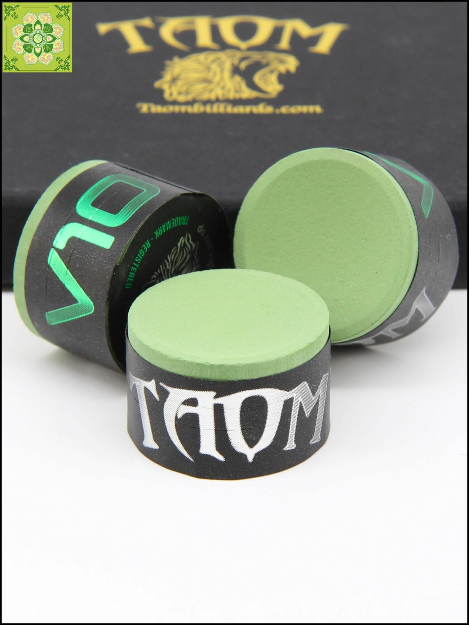 Биток бильярдный Taom V10, для русского бильярда, зеленый, 1 шт.