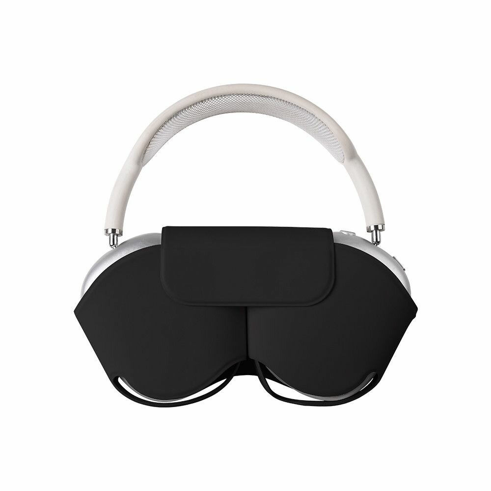 Подходит для Airpods Max Protector Case для Smart наушников защиты для Apple AirPods Max Ceather Protect, черный