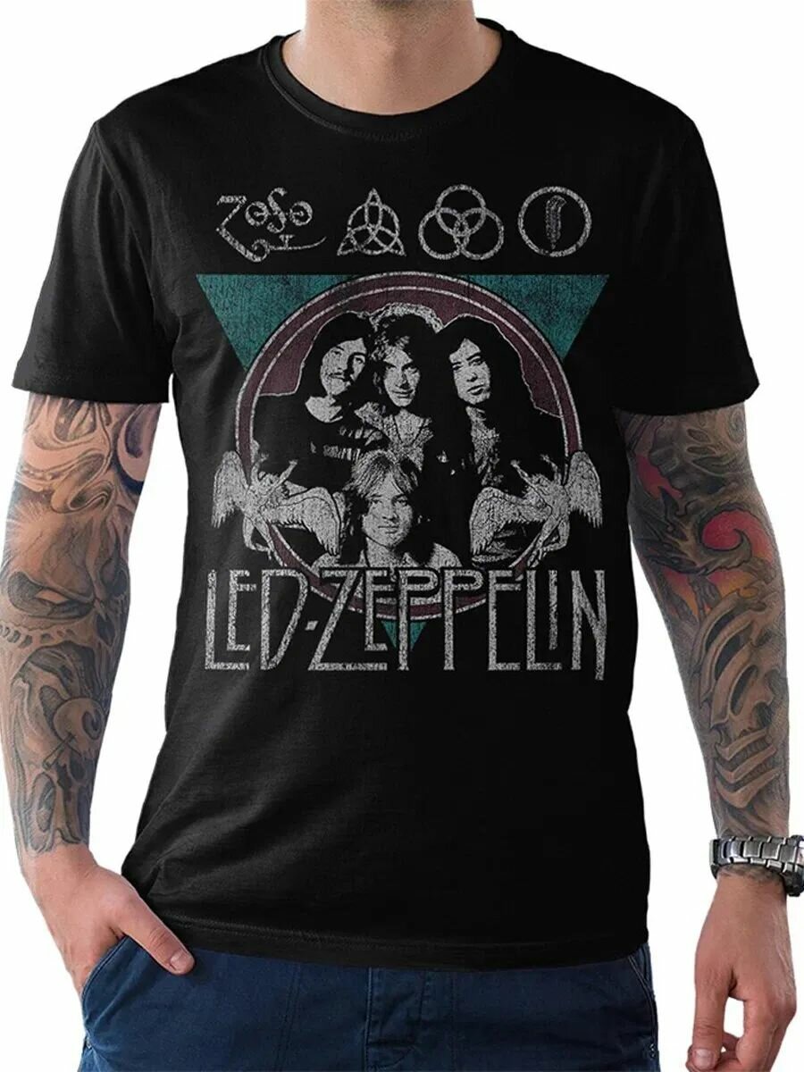 Футболка Рок/ Led Zeppelin / Винтаж / Мужская