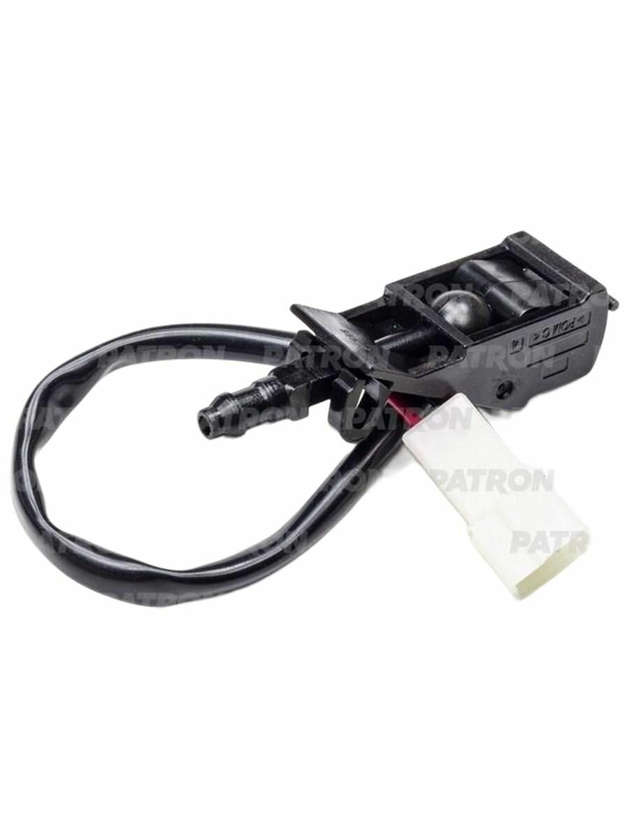 Форсунка омывателя с обогревом PATRON P21-0014 VW Golf IV, Bora, Passat B5, Polo (Фольксваген Гольф 4, Бора, Пассат)
