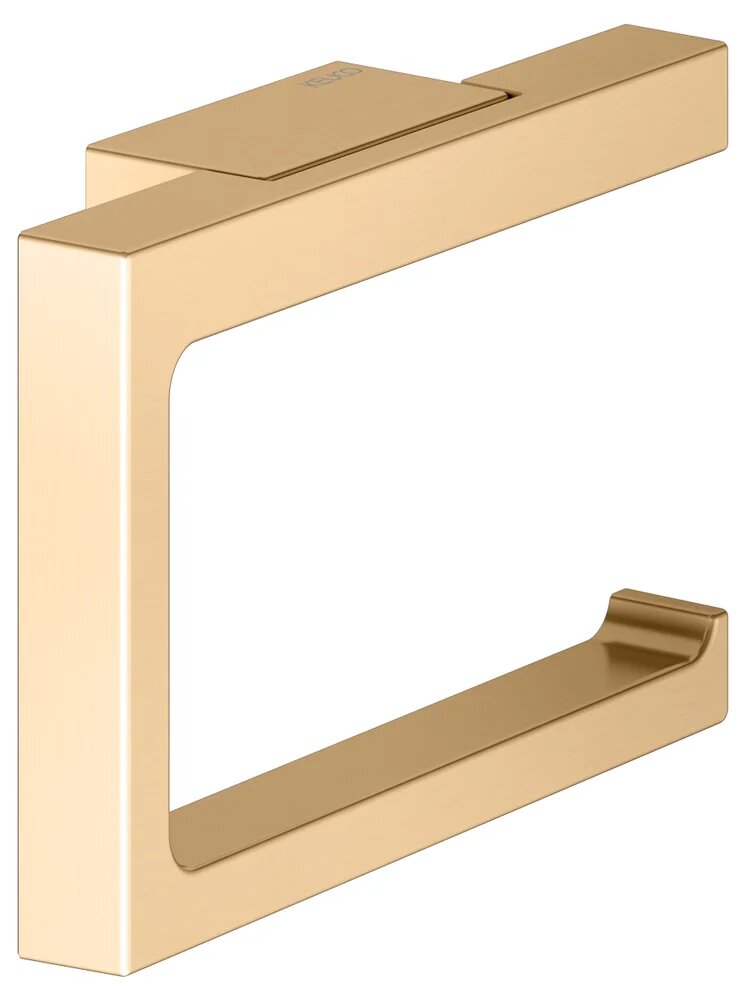 Держатель для туалетной бумаги Keuco Edition 11 11162 настенный, золотой, матовый, латунный, на шурупах, с комплектом для монтажа