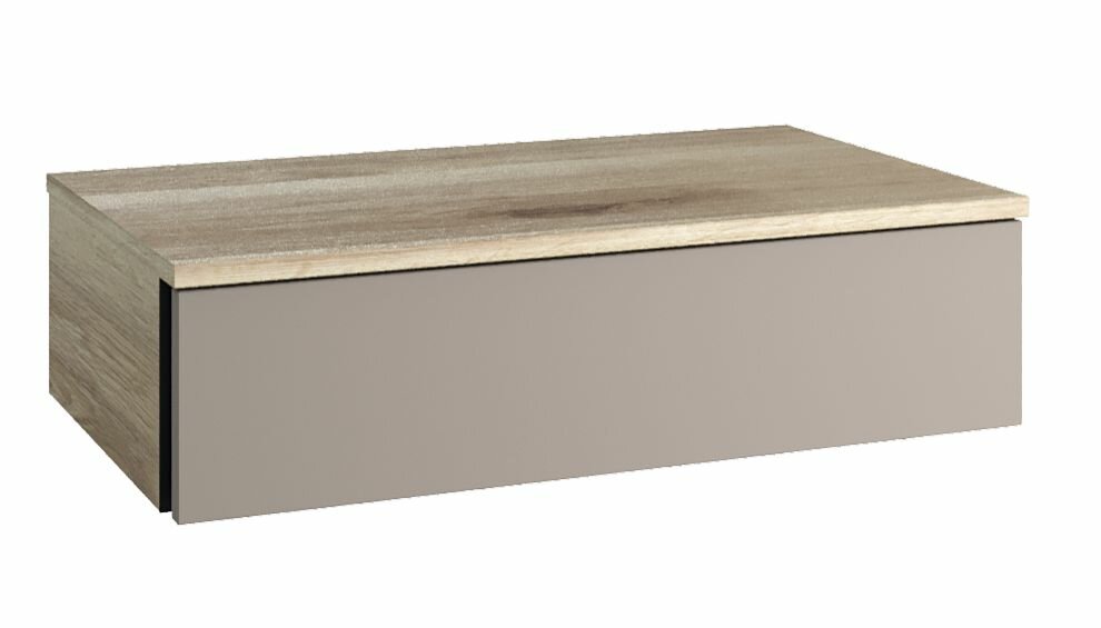 Консоль подвесная Владимирская мебельная фабрика "Розалин", ЛДСП, 68х40 см, бежевая