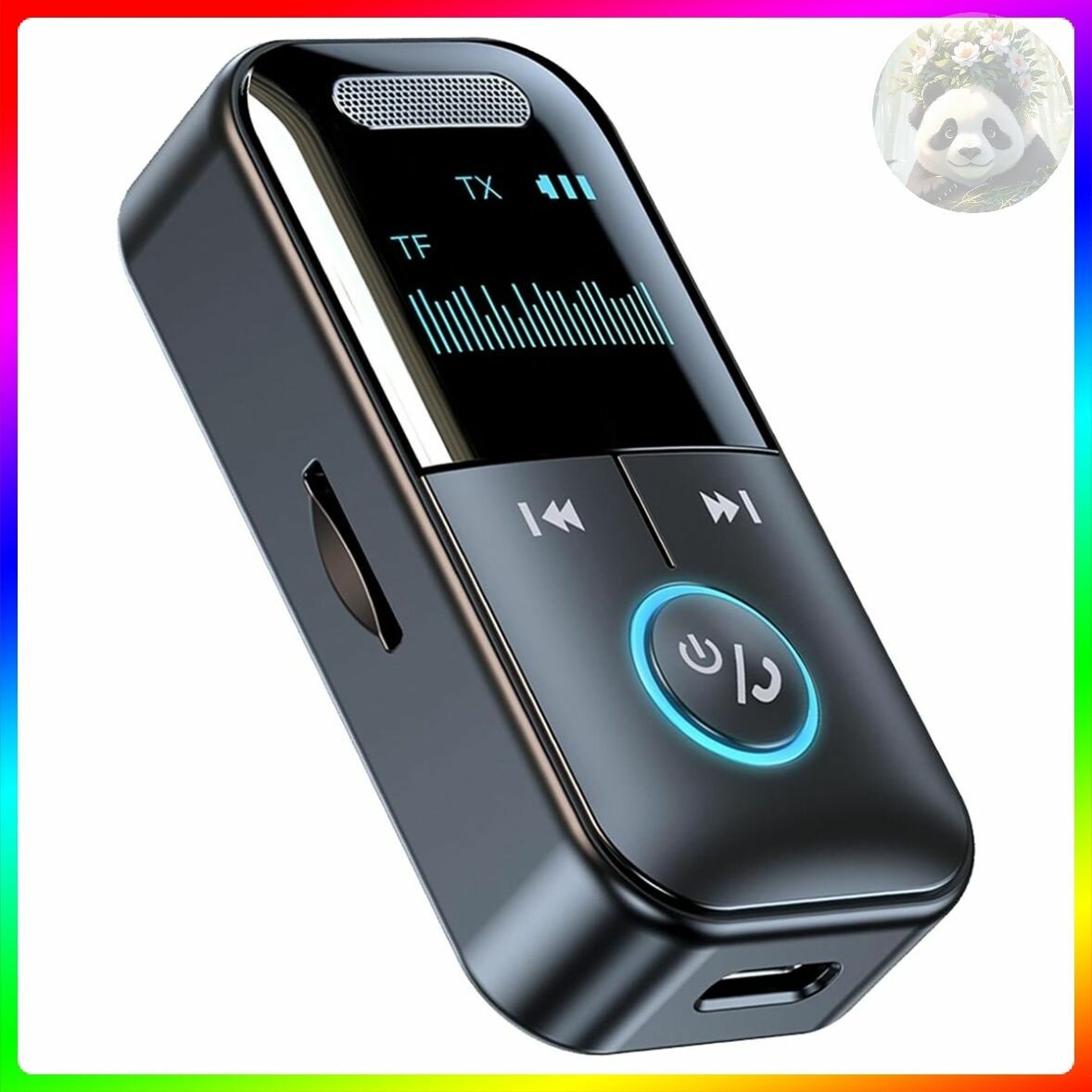 Портативный Передатчик-приемник Bluetooth 5.4 2 в 1