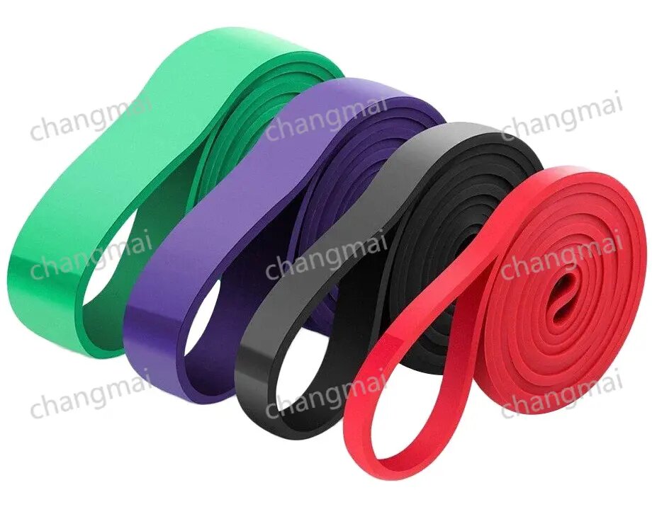 Набор резиновых петель- эспандеров для подтягивания и тренировок 4 шт.