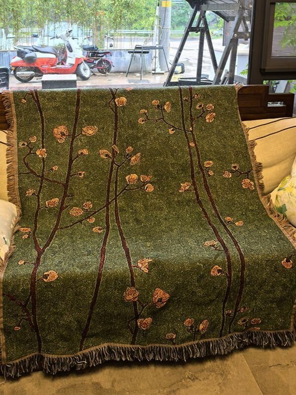 Плед-пончо , Полиэстер, 160 см х 130 см，Нитяное одеяло, мебельное покрывало