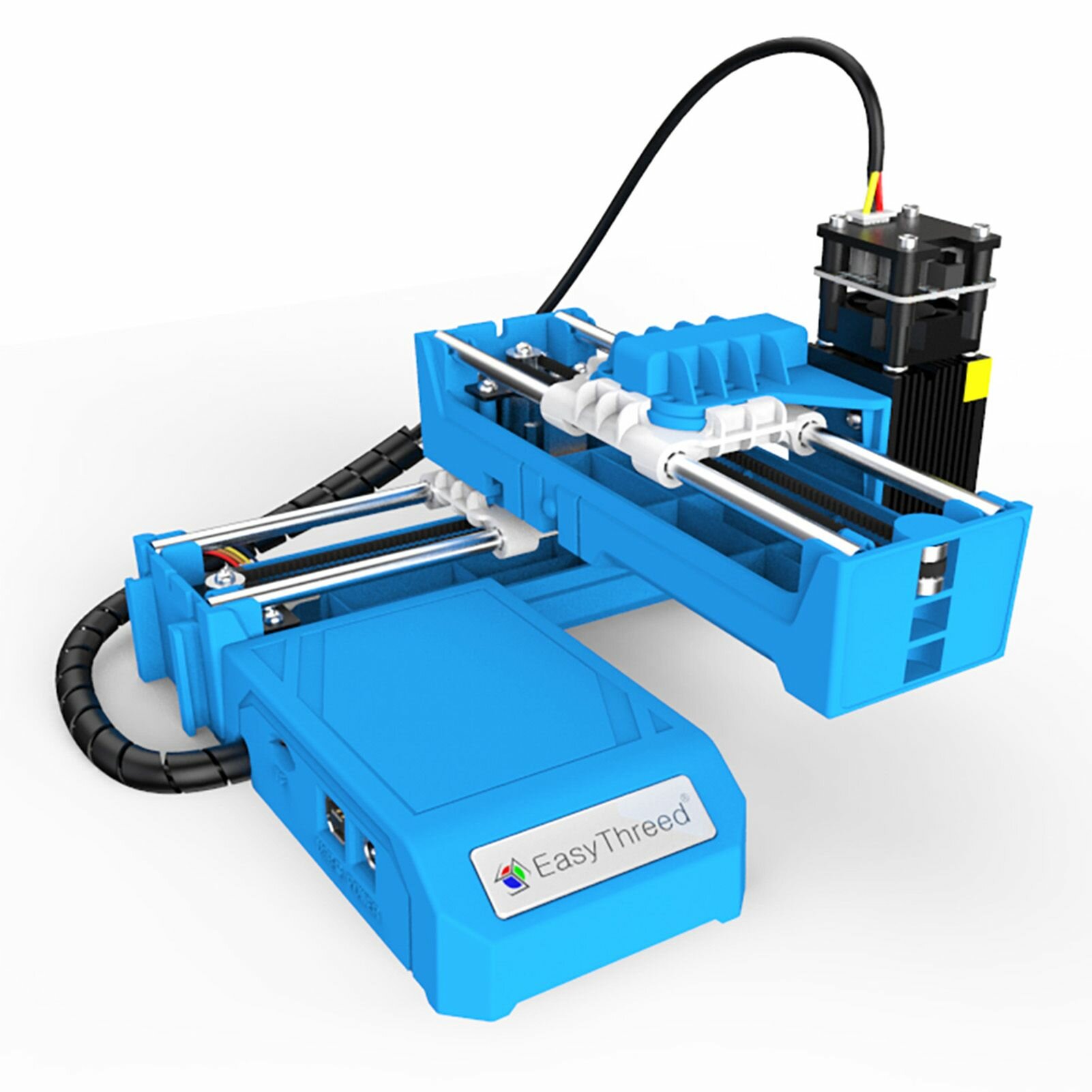 Мини лазерный гравёр Easythreed ETLR002 с мощностью 2 Вт, беспроводное управление и простая установка, скорость гравировки 300 мм/мин, идеален для логотипов и подарков