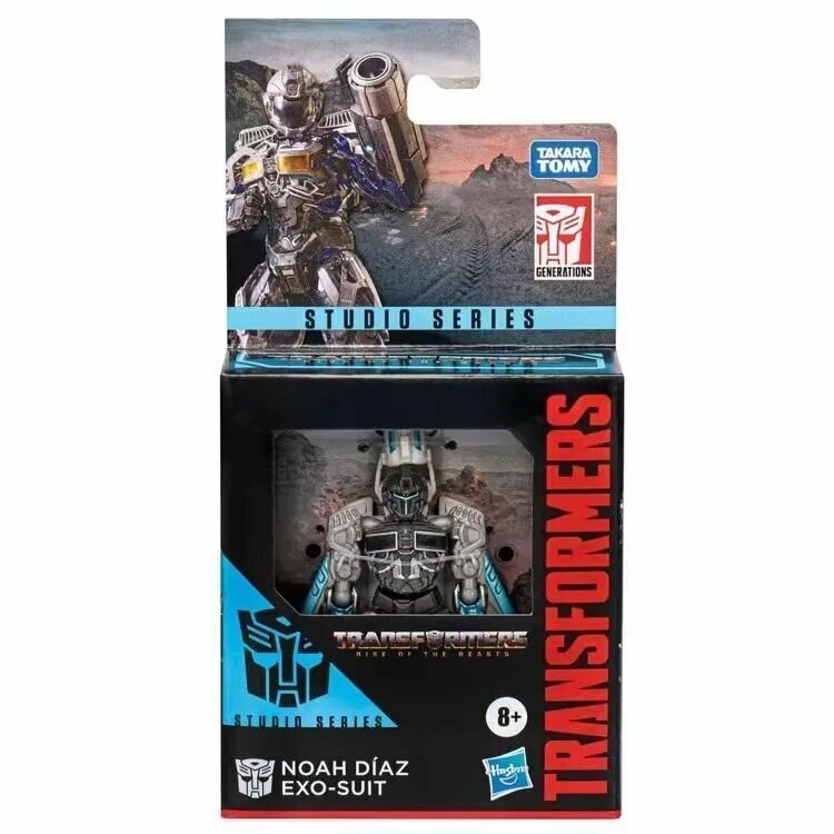 Трансформеры игрушки Hasbro Transformers Studio Series Core Transformers: Rise of the Beasts Noah D az Exo-Suit (8.9cm) F7491
