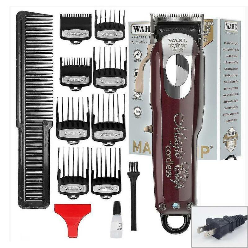 Машинка для стрижки Wahl Vintage беспроводная с ультрафиолетовым покрытием и водостойкостью для парикмахеров российский