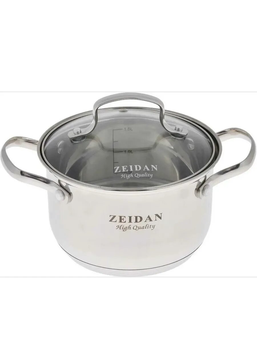 Кастрюля (нержавеющая сталь) Z-50242 MILAN 2.1 л с крышкой