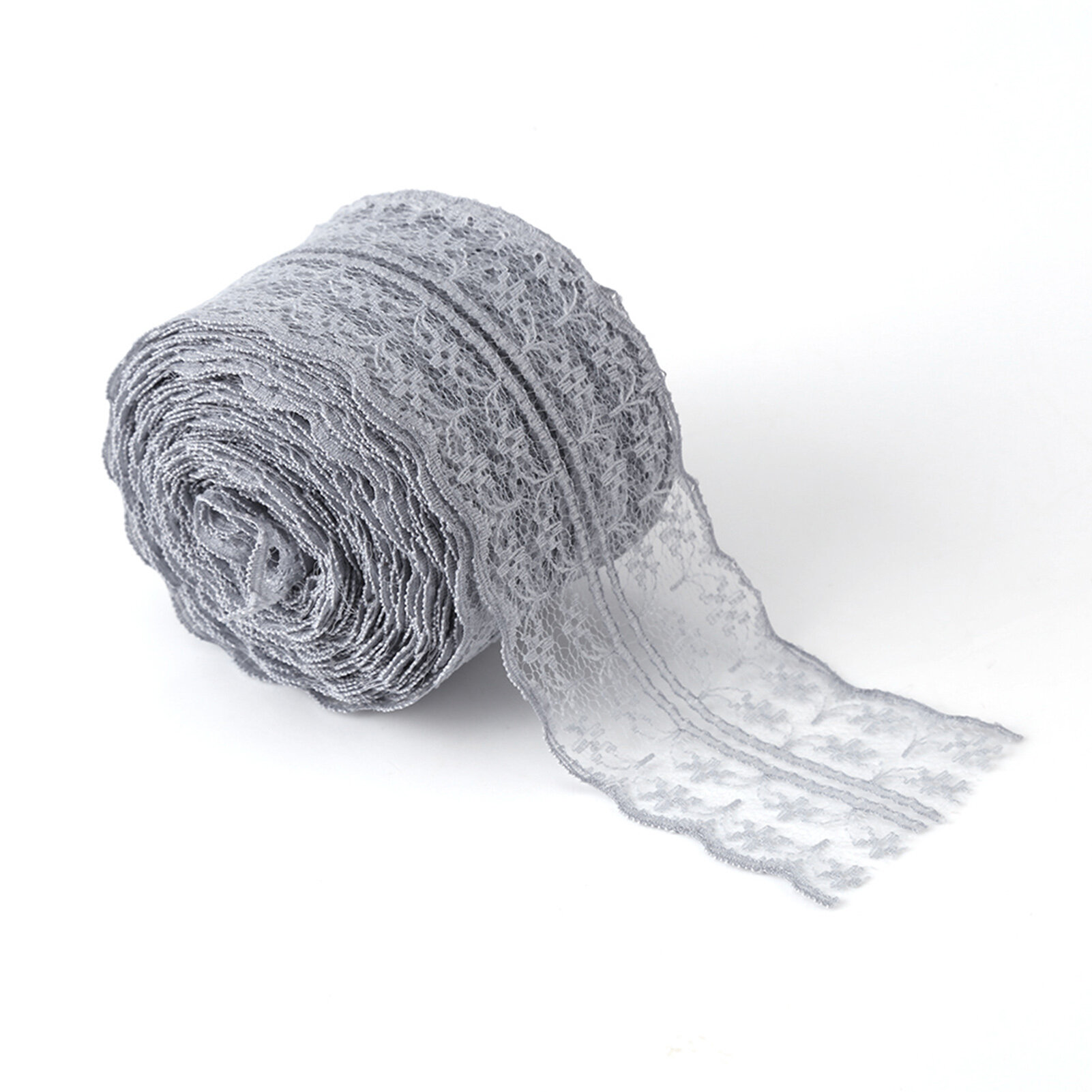 Серая 4,5 см, ширина 10 м/рулон, декоративная кружевная лента сделай сам , для свадьбы, дня рождения, рождественской вечеринки, поделки