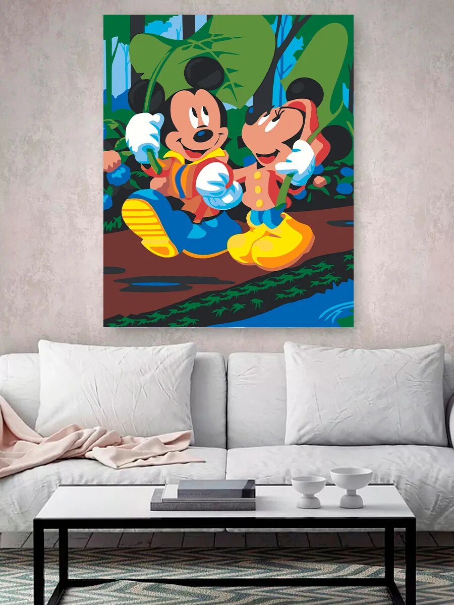 Картины по номерам Микки Маус