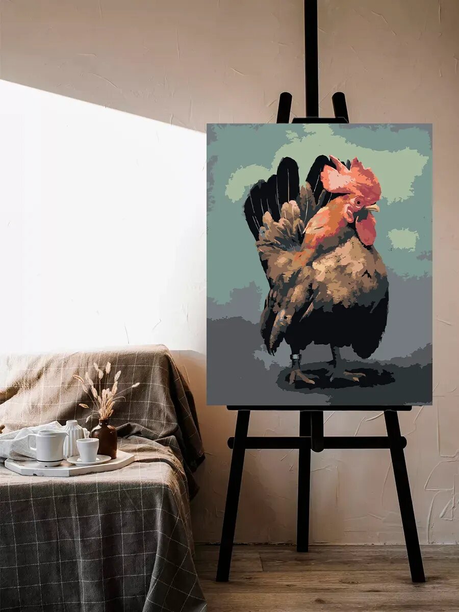 Картина по номерам Петух