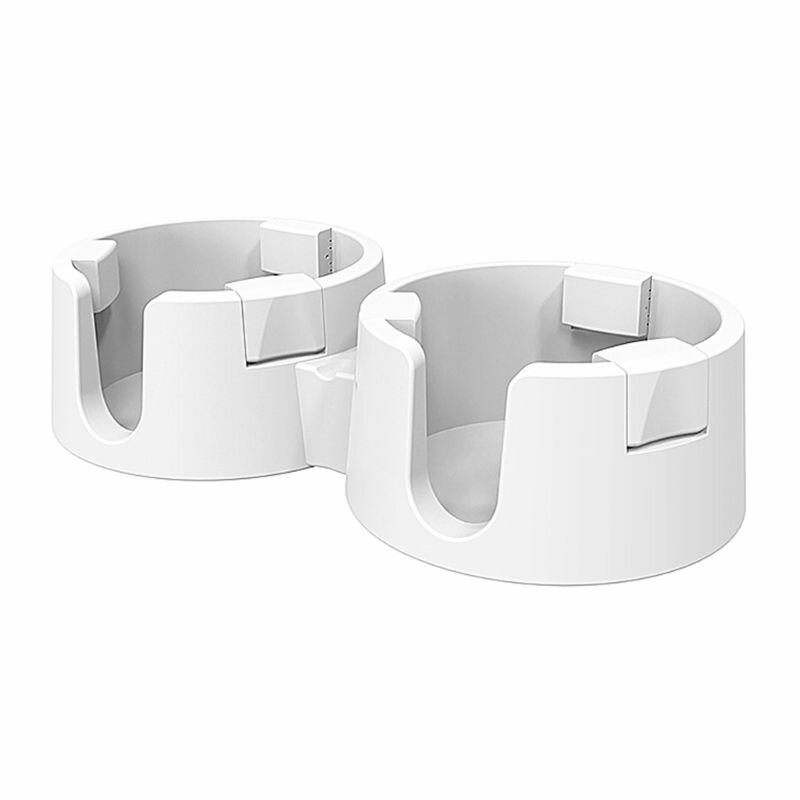 Настольная кружка, стакан для воды, фиксированный подстаканник, двойной подстаканник-белый