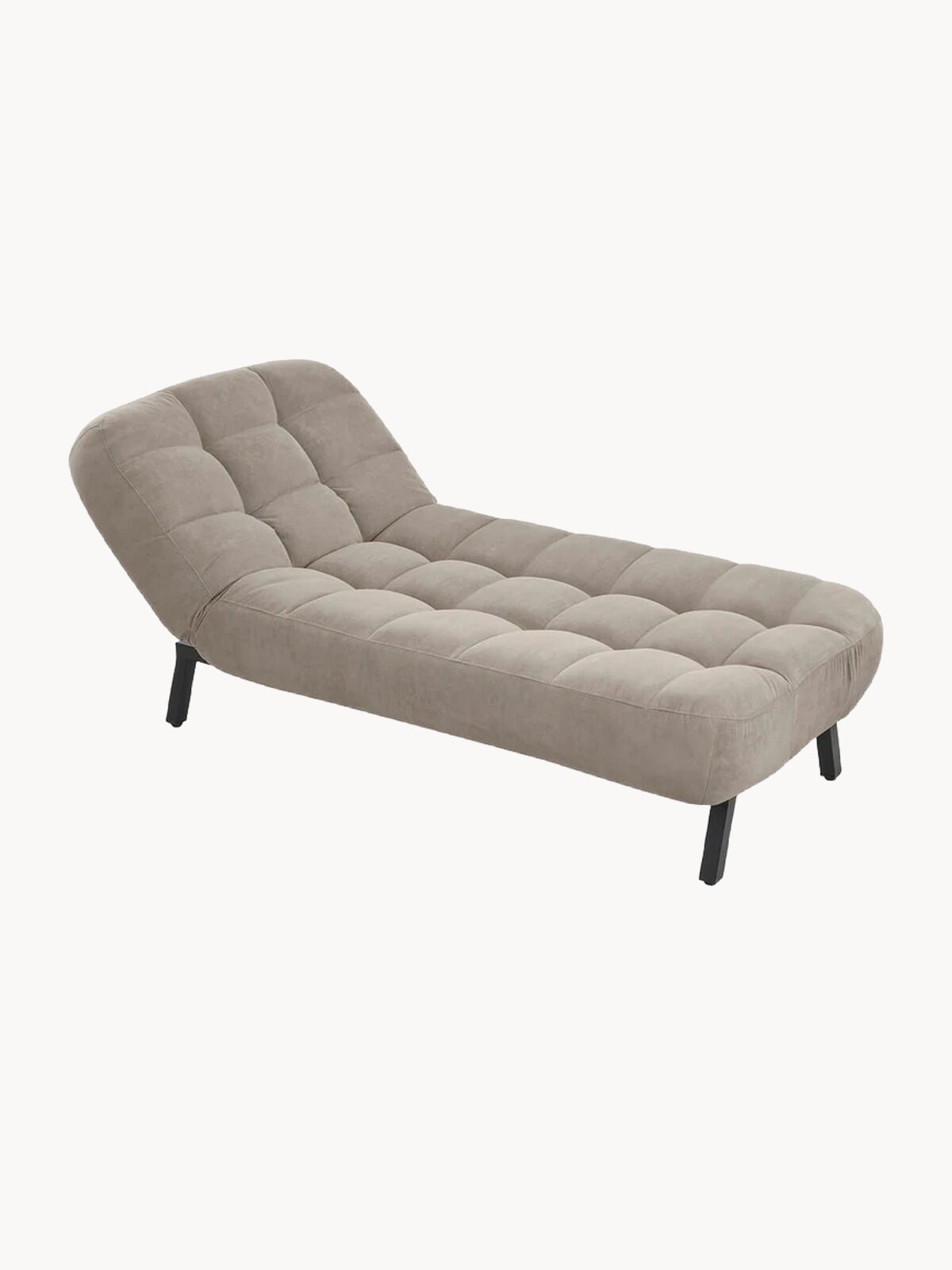 Кушетка оттоманка Брендосс 310 раскладная клик-кляк на металлокаркасе материал износостойкий велюр, цвет бежевый