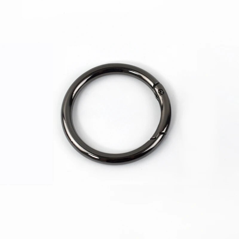 10 шт. Meetee 16-50 мм металлические пружинные уплотнительные кольца пряжки открывающиеся круглые карабины карабины брелок зажим для подключения аппаратных аксессуаров