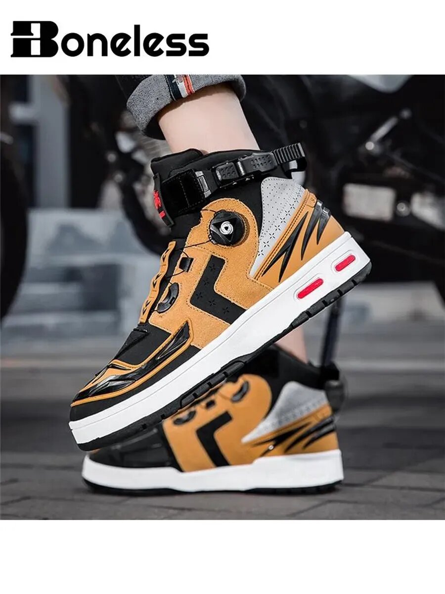 Мотоботы BONELESS, красный