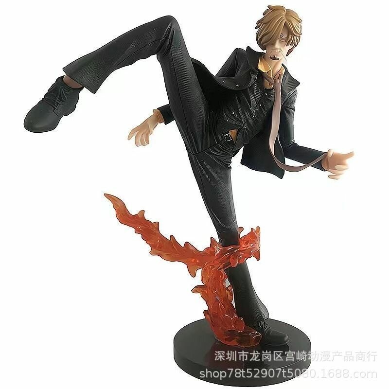 Аниме фигурка Санжи Пламенный удар , One Piece, коллекционная статуэтка