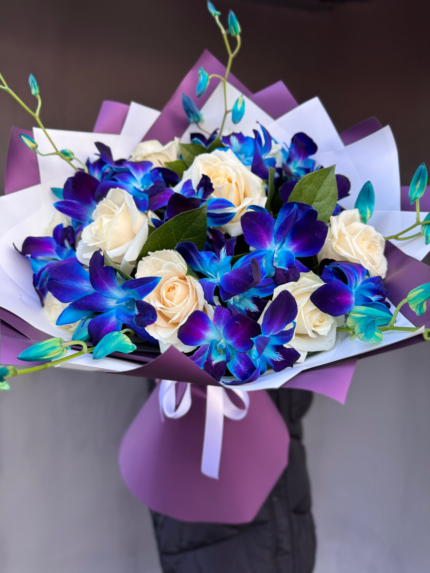 Космические орхидеи и белая роза (16+9) арт. 12103 st nhi npo dkr ak