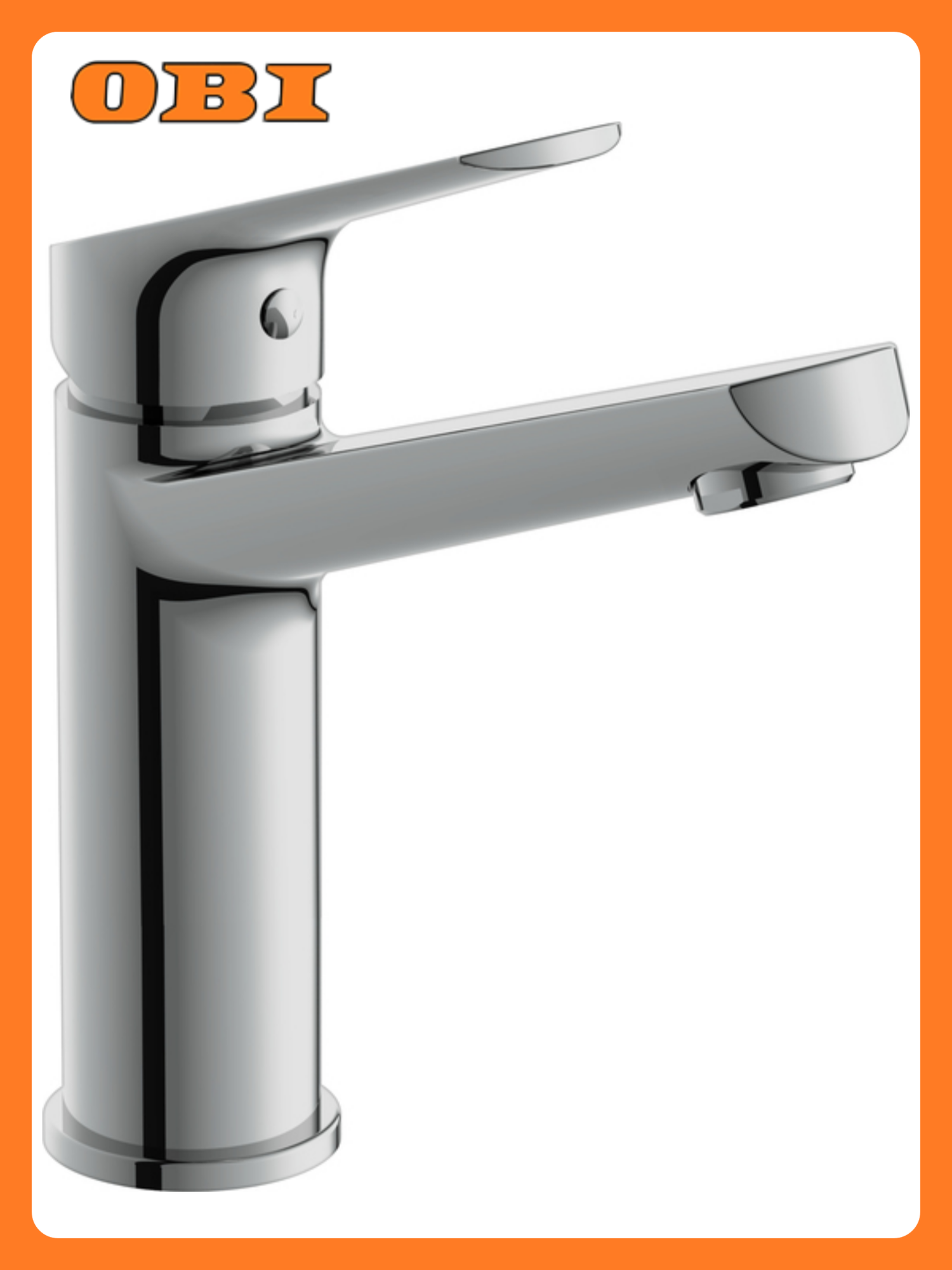 Смеситель для раковины средний FLAVIS однорычажный, керамический картридж