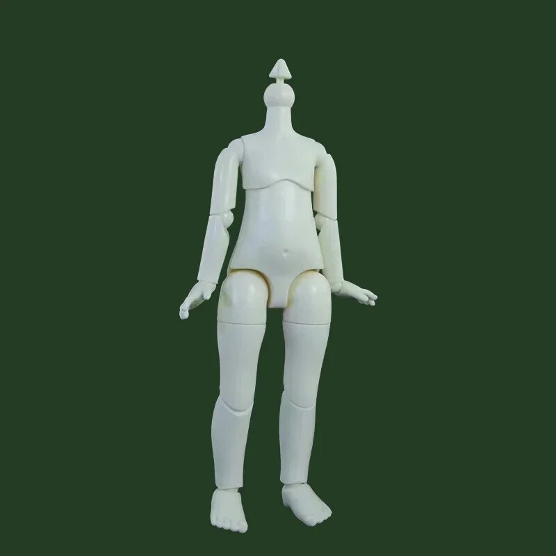 Механическая кукла BJD 30 см белая/телесная кожа Белый, white skin body