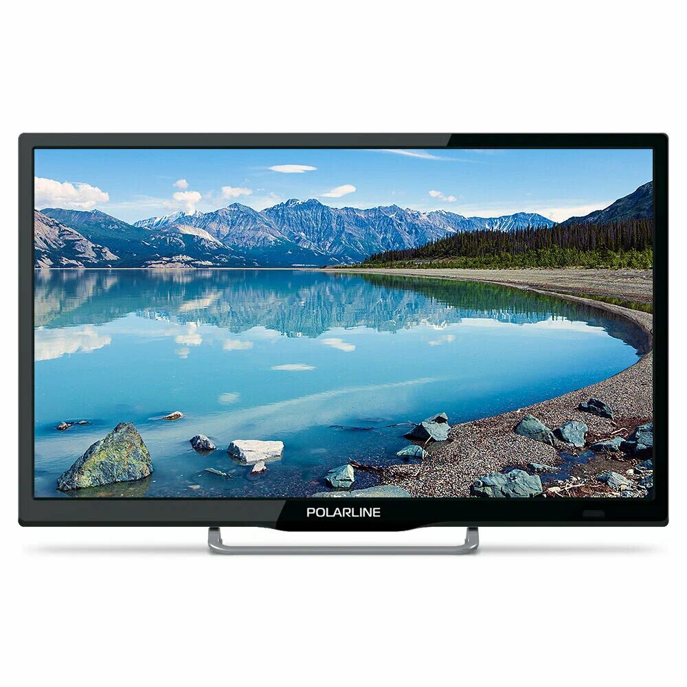 24" Телевизор POLARLINE 24PL51TC-SM, HD, черный, смарт ТВ, Android