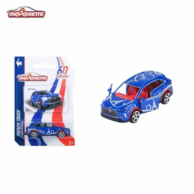 Машинка коллекционная Majorette French Touch 60-летие 2024 DS7 E-Tense
