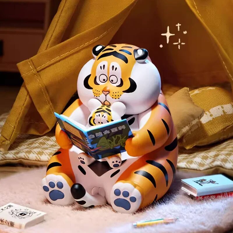 Фигурка тигра I Am Not Fat Tiger V2, цвет Book Nook