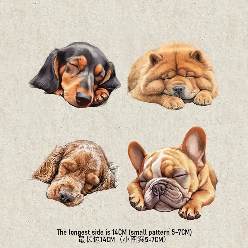 Набор переводных наклеек для одежды Flamingo Dog JCTH-0146-6