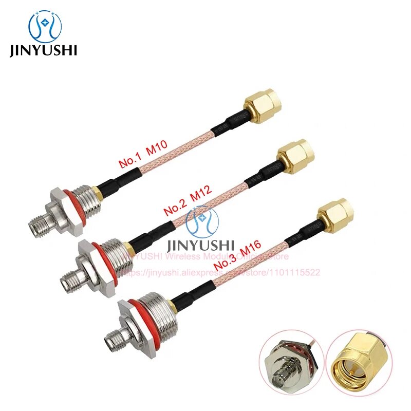Удлинитель SMA Female RP-SMA - SMA Male, 30CM, NO1 M10