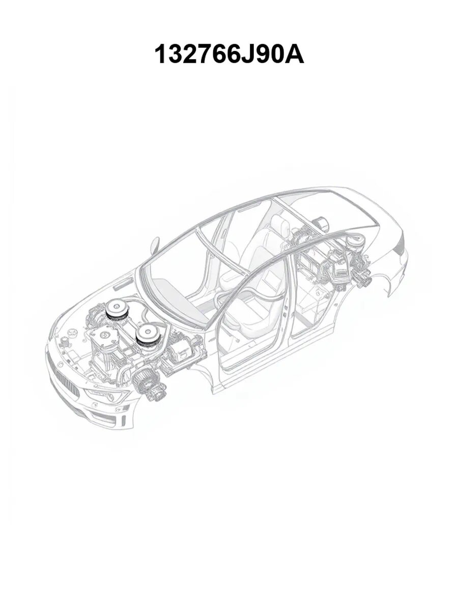 132766J90A, Прокладка форсунки Nissan